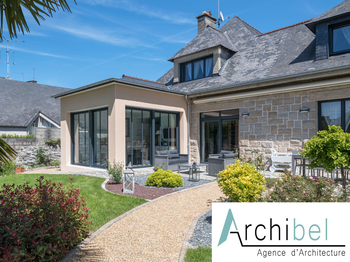 Agrandissement De Garage D'architecture ARCHIBEL En Ille-Et-Vilaine 35