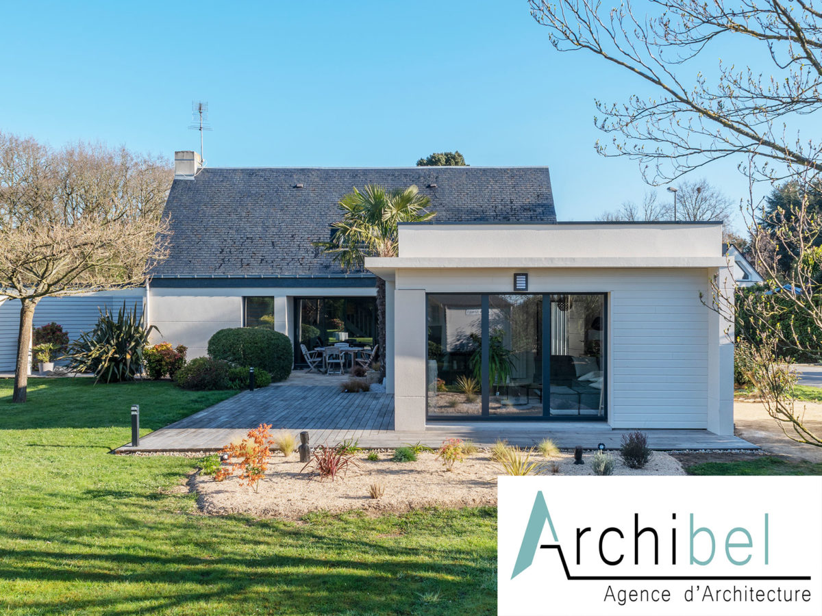 Agrandissement De Garage D'architecture ARCHIBEL En Ille-Et-Vilaine 35