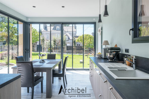 Extension d'une maison traditionnelle à Vitré